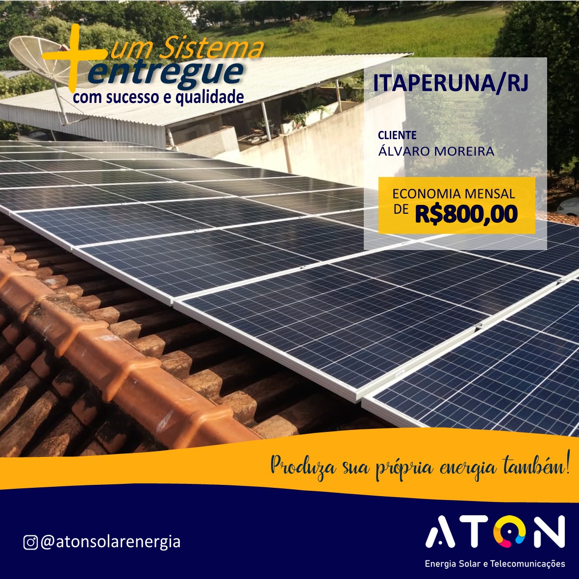 Grupo ATON – Energia Solar e Telecomunicações
